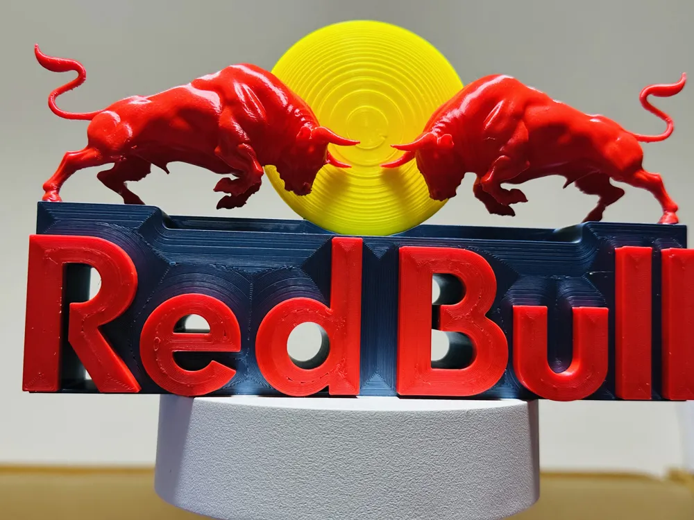 3D Red Bull Sculpture – Fan Art by JAV-3D MakerWorld: Download Free 3D ...