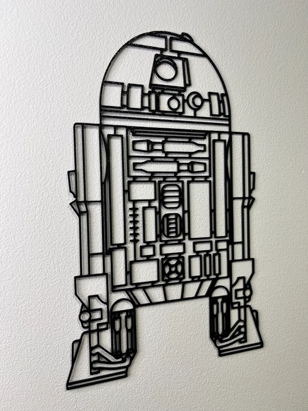 Star Wars R2D2 droid wall art decoration - Free 3D Print Model - MakerWorld