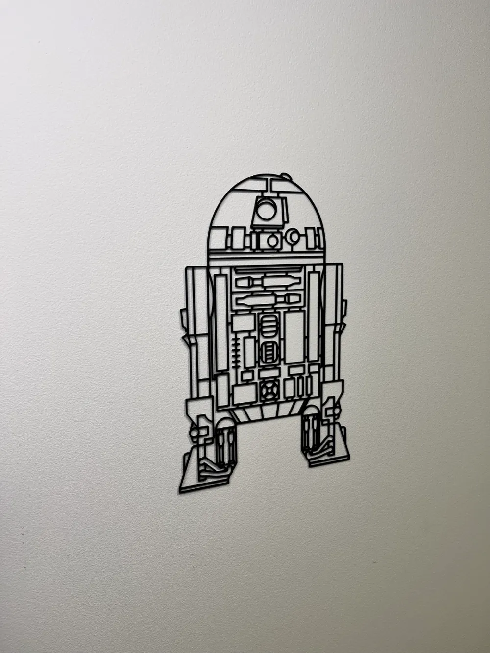 Star Wars R2D2 droid wall art decoration - Free 3D Print Model - MakerWorld