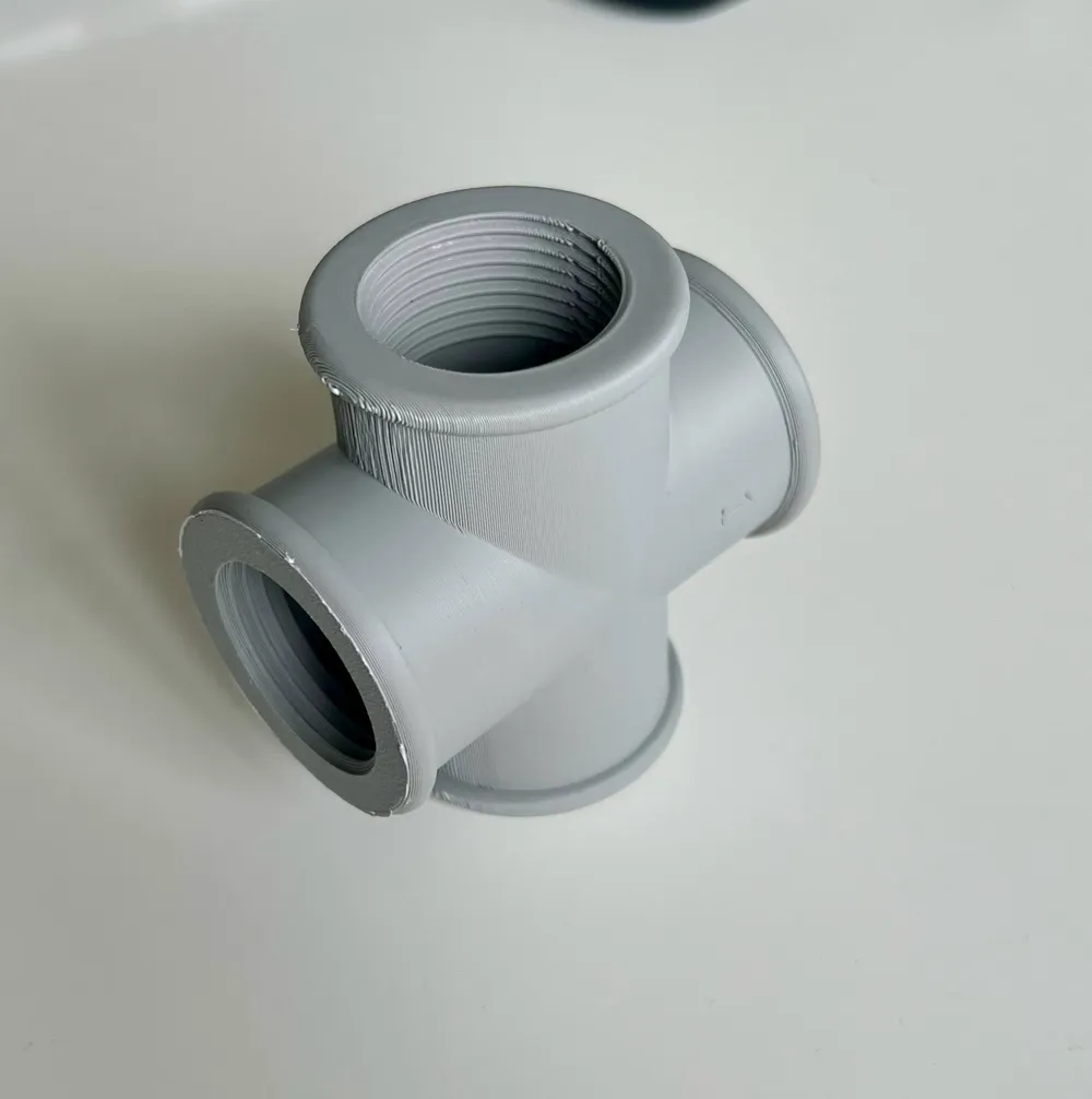 1" Cross pipeconnection BSP thread by Tomas1988 MakerWorld: Download ...