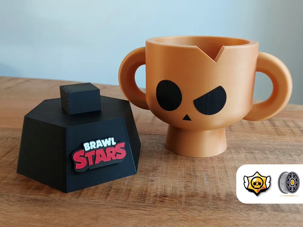 Trophy | Brawl Stars Display Piece | AMS Optional by Mike.stl ...