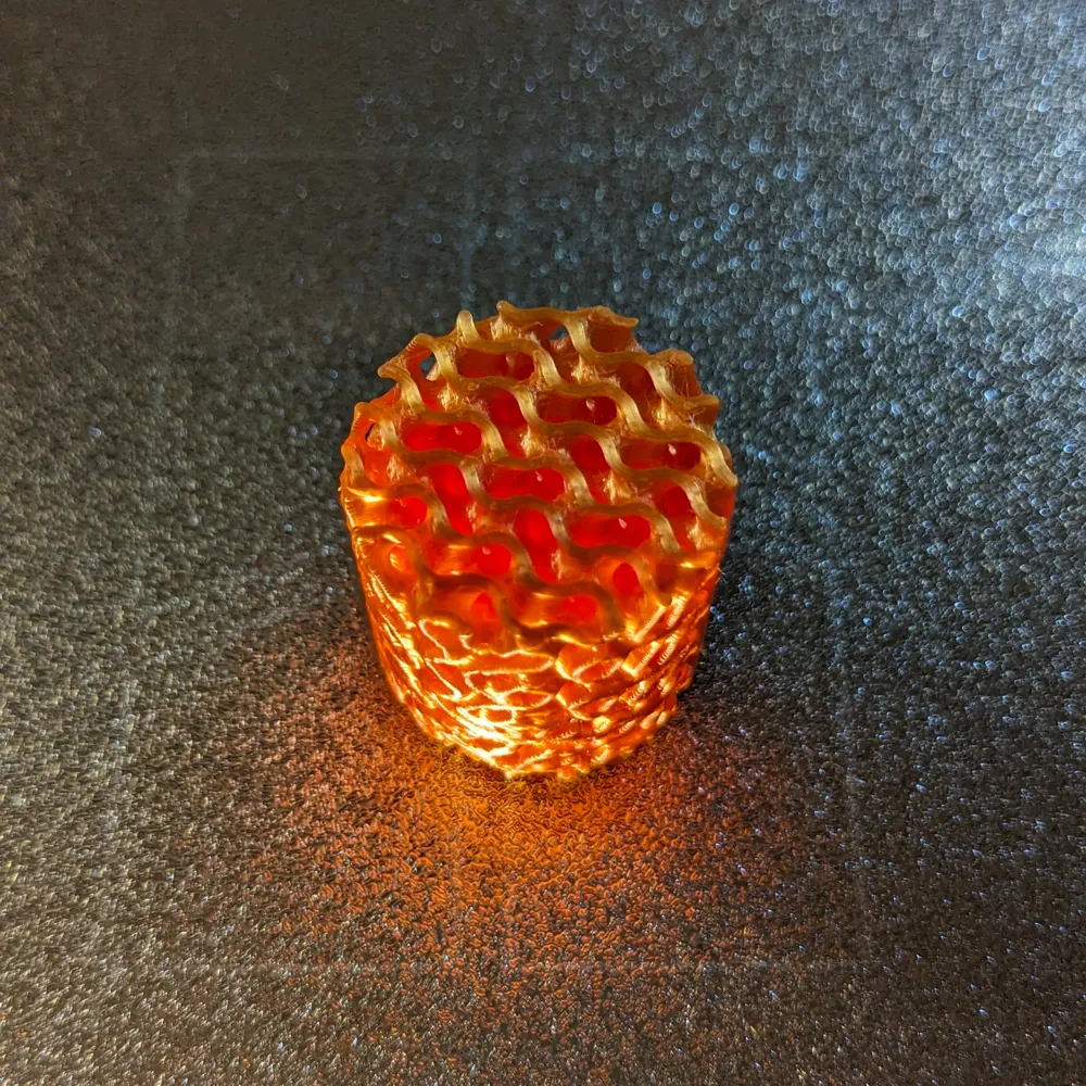 SSurface to Gyroid Transition Cylinder by PILED3D - MakerWorld