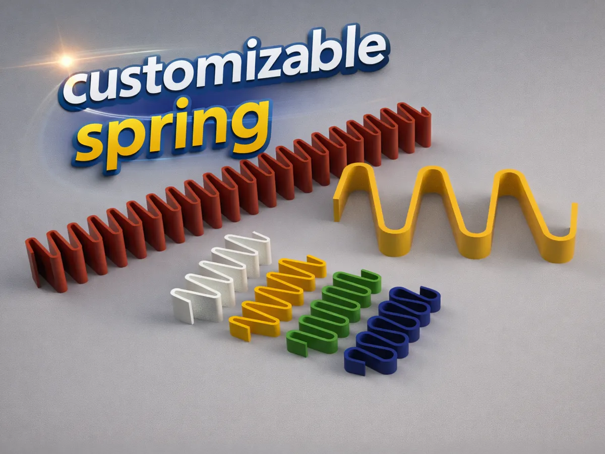 Parametric Meander Spring - Free 3D Print Model - MakerWorld