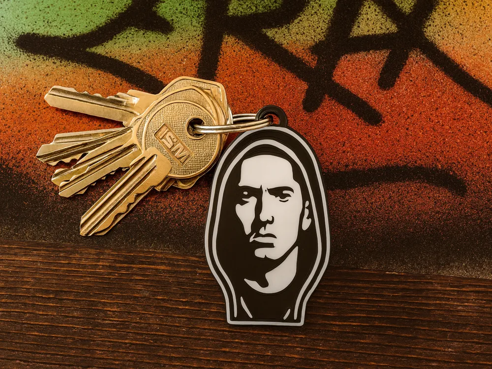 Eminem KEYCHAIN - Free 3D Print Model - MakerWorld