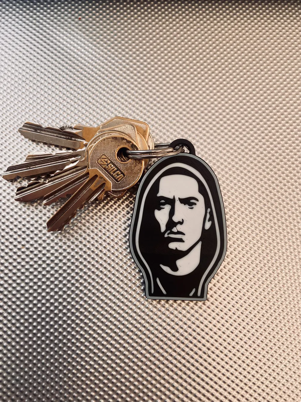 Eminem KEYCHAIN - Free 3D Print Model - MakerWorld