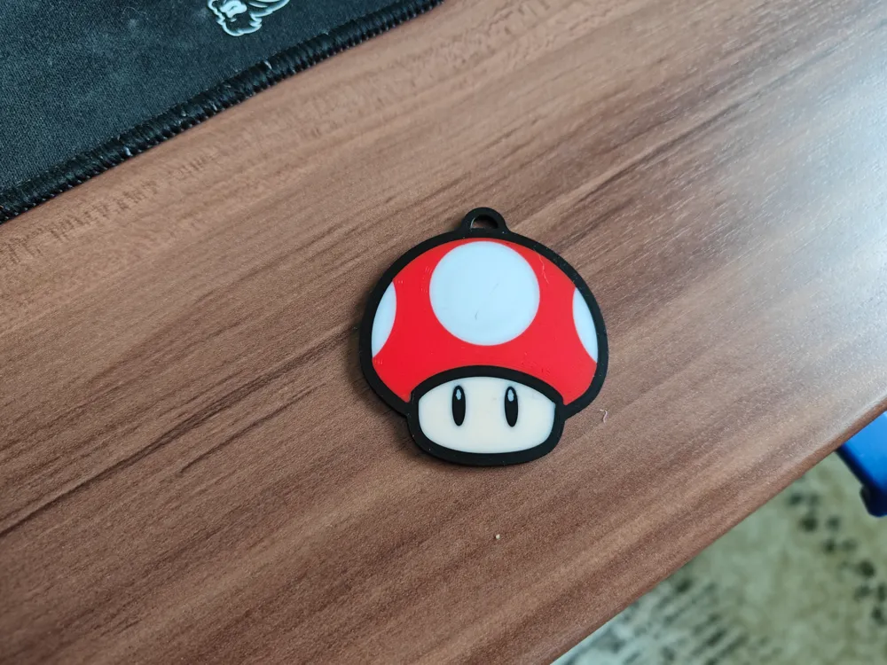 Super Mario Mushroom keychain by M.Holicky - MakerWorld