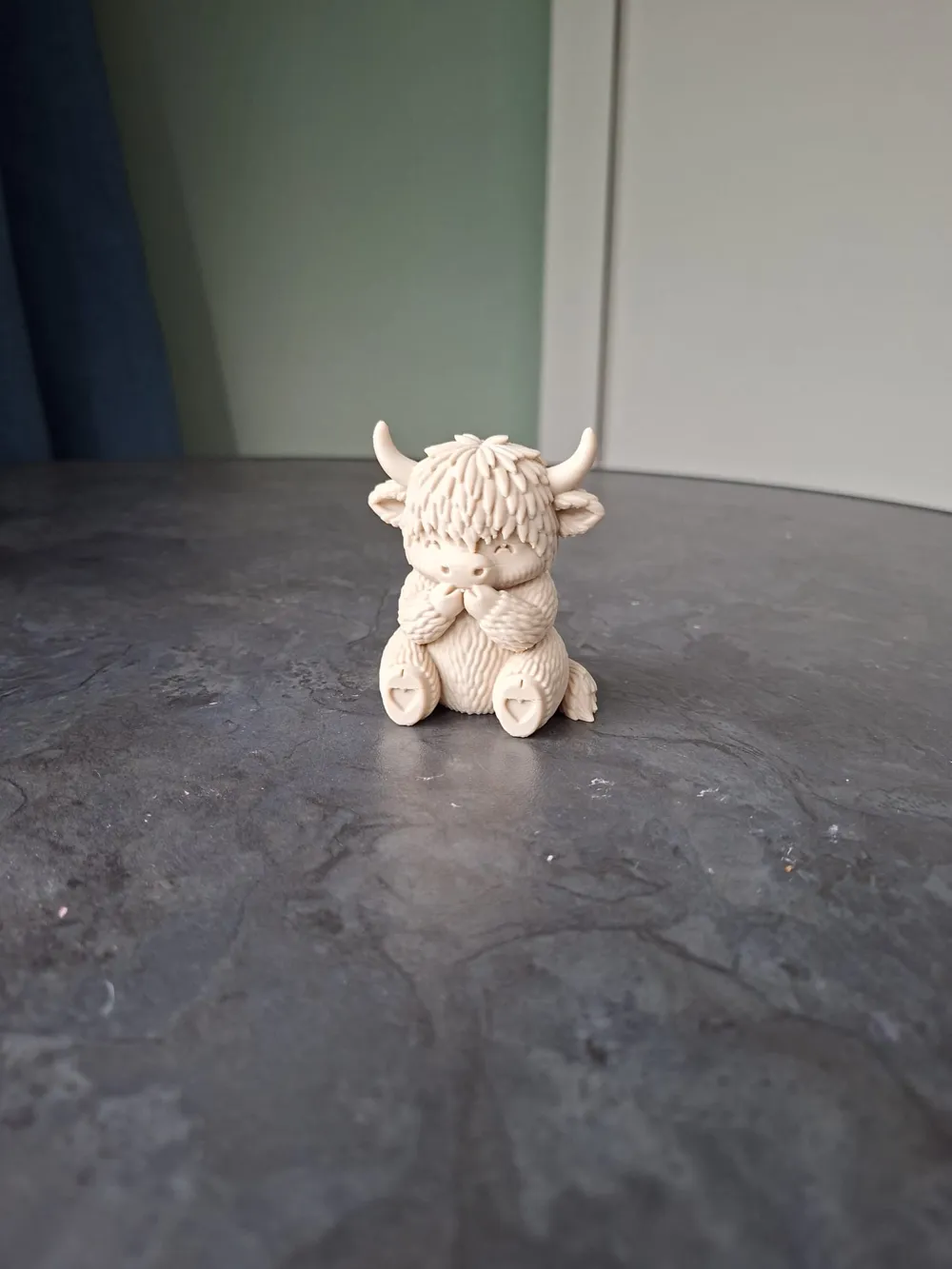 Giggling Love Highland Cow - Free 3D Print Model - MakerWorld