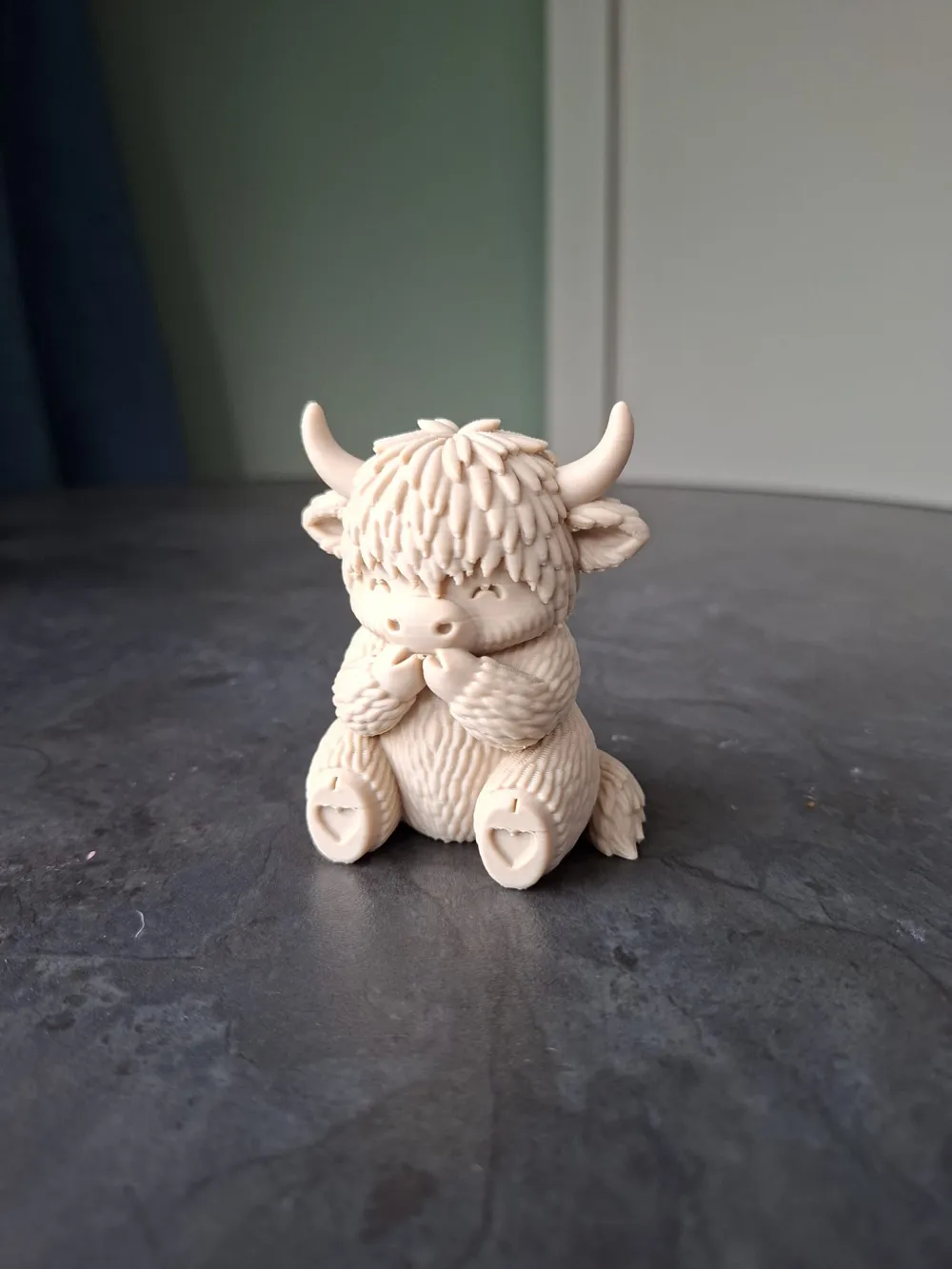 Giggling Love Highland Cow - Free 3D Print Model - MakerWorld