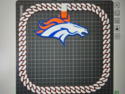 Denver Broncos Chain by WaldenWP - MakerWorld