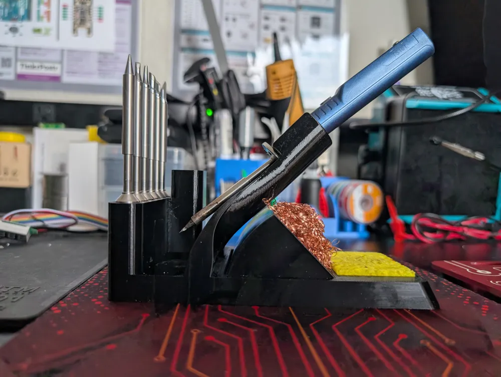 TS101 Soldering Stand Remixed by ToastedRice MakerWorld: Download Free ...