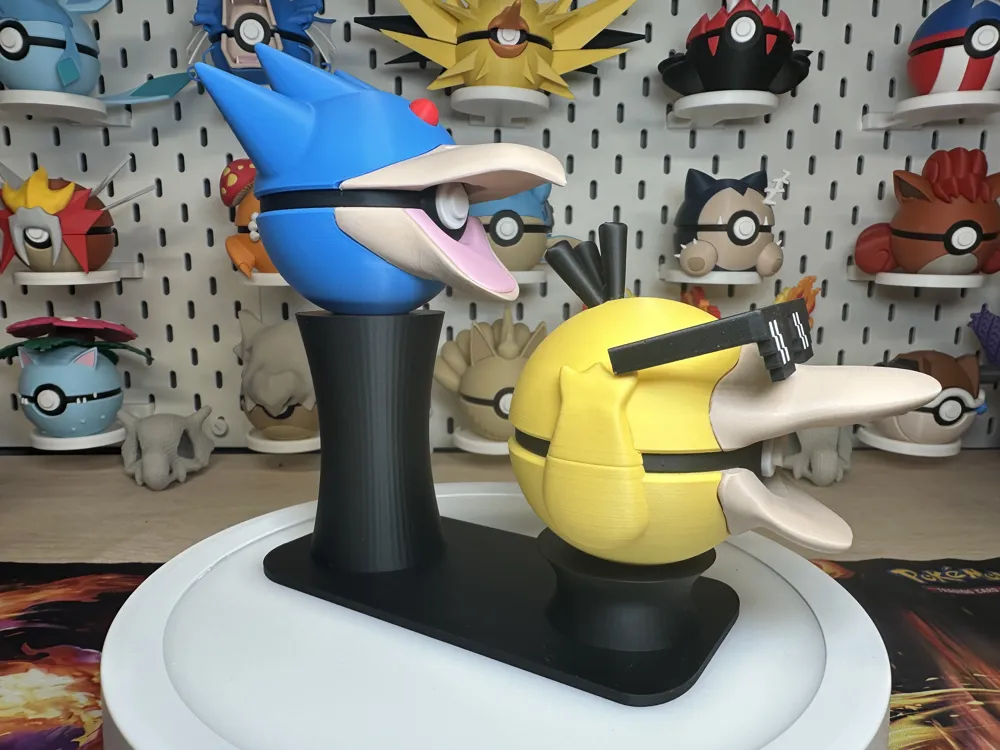 2-Tier Dual Poké Ball Display Stand by Ready to Print 3D MakerWorld ...