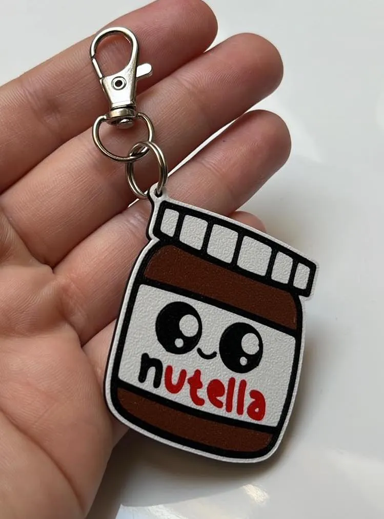 Cute nutella-like Keychan by Libi's - MakerWorld