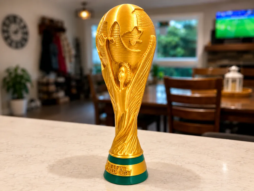 World Cup FIFA Trophy Replica - Free 3D Print Model - MakerWorld
