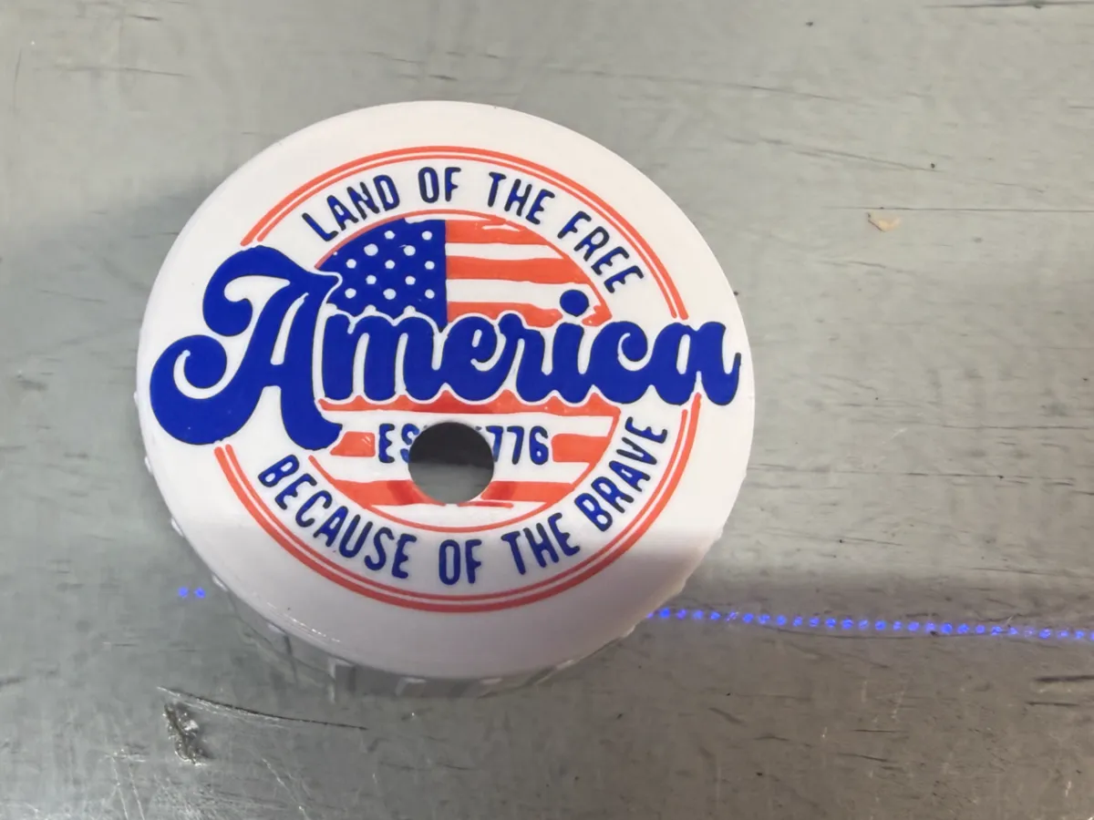 RWB Stars lid 1 Can Lid - Free 3D Print Model - MakerWorld