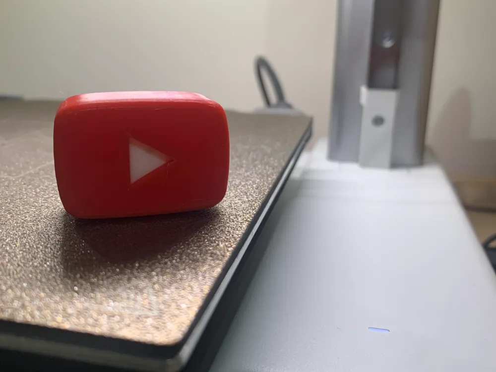YouTube MINI LOGO DESK - Free 3D Print Model - MakerWorld