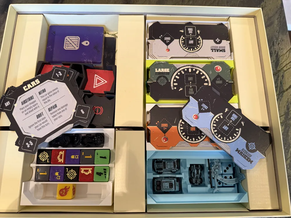 Thunder Road Vendetta Base Game Trays - Free 3D Print Model - MakerWorld