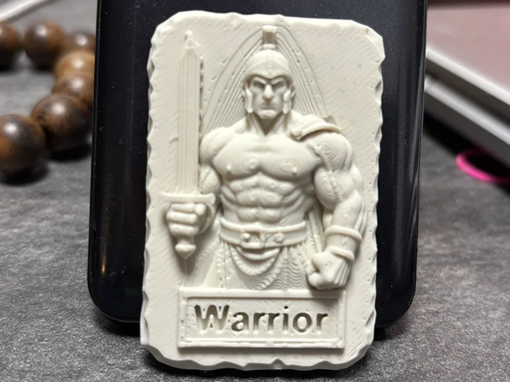 DnD Plates: the warrior by orenlibane MakerWorld: Download Free 3D Models