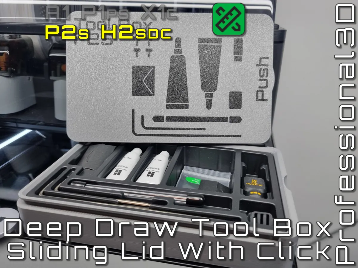 Deep Draw Tool Box ⧸ Accessories Sliding Lid Box by Professional3D ...
