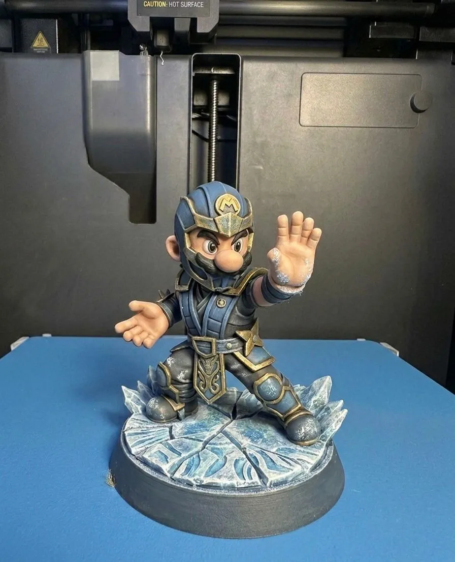 Mario sub-zero - Free 3D Print Model - MakerWorld