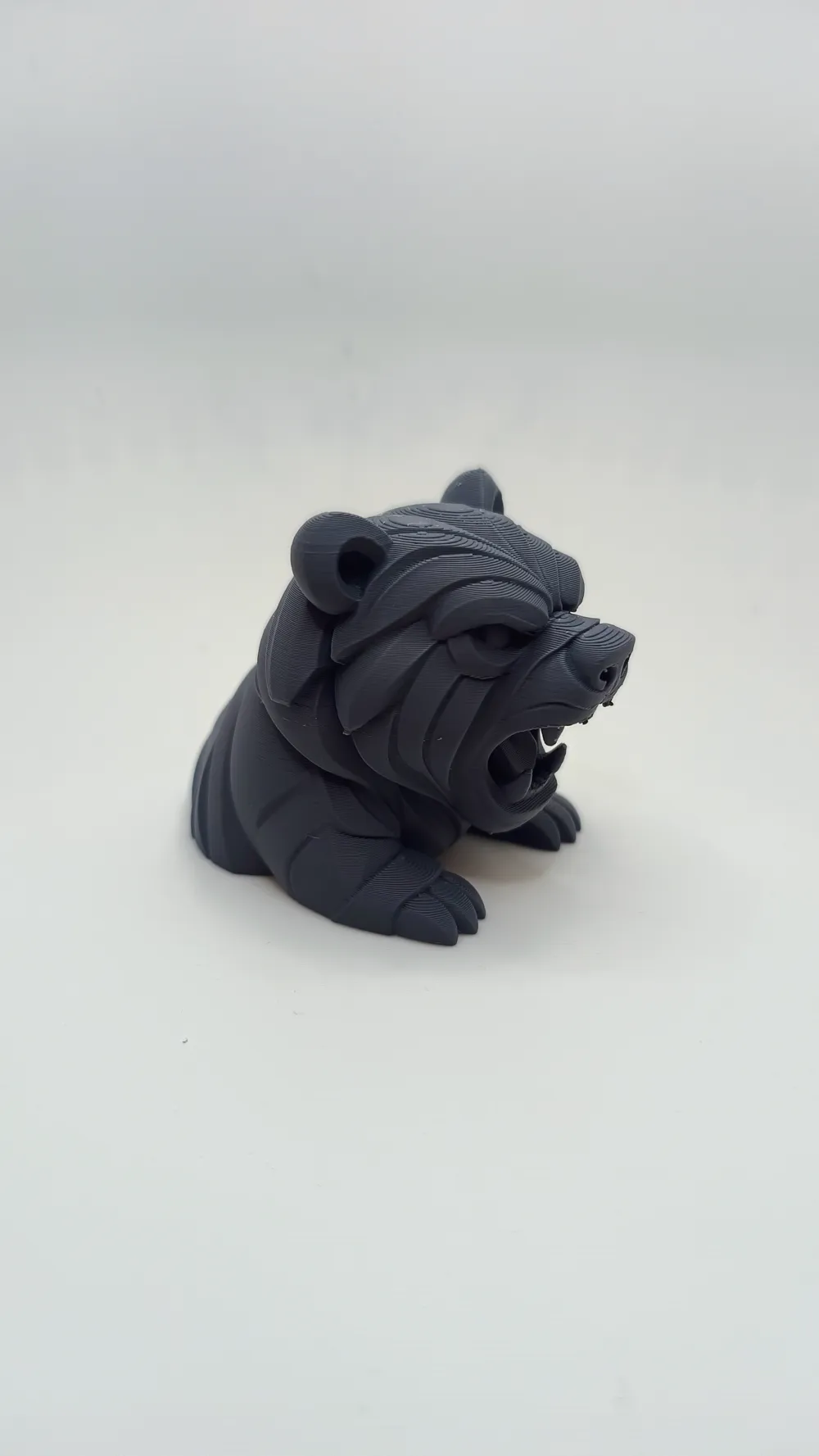 Rune Bear of the Northern Lights - Free 3D Print Model - MakerWorld