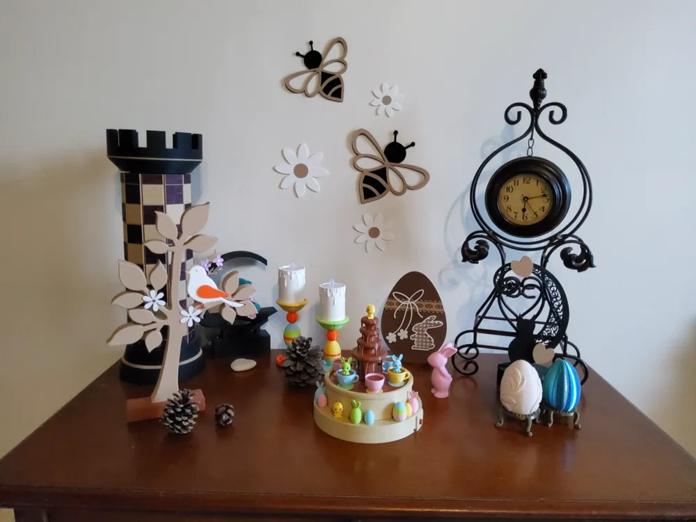 balancing bunnies by Mimi home decoration - MakerWorld