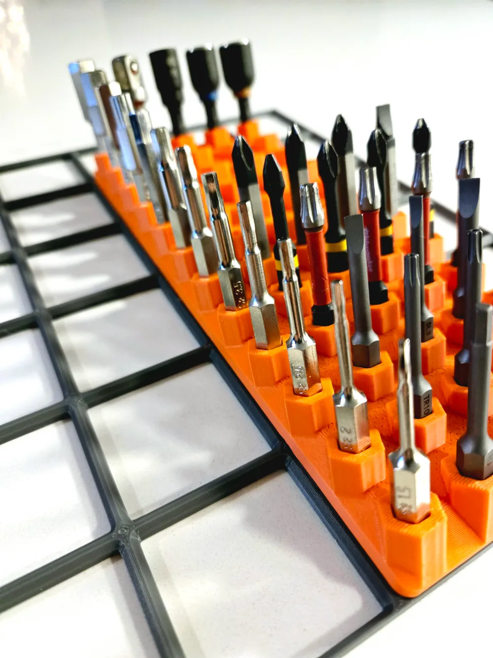 Screw Bitfinity - Hex Bit Gridfinity Organizer by SFYoung - MakerWorld
