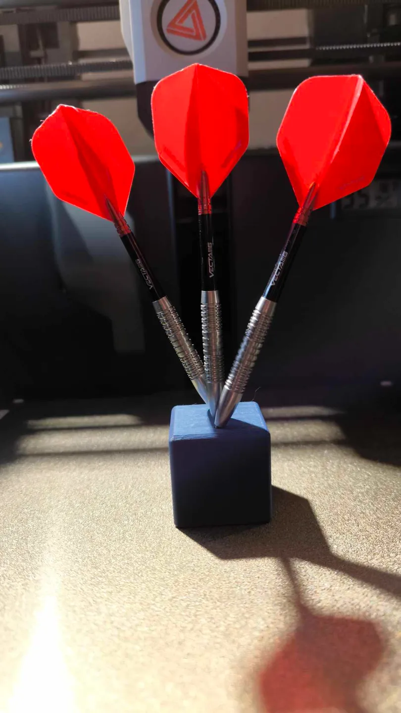 Darts Display/Stand - The Qube by PRINT3DGIFTS - MakerWorld