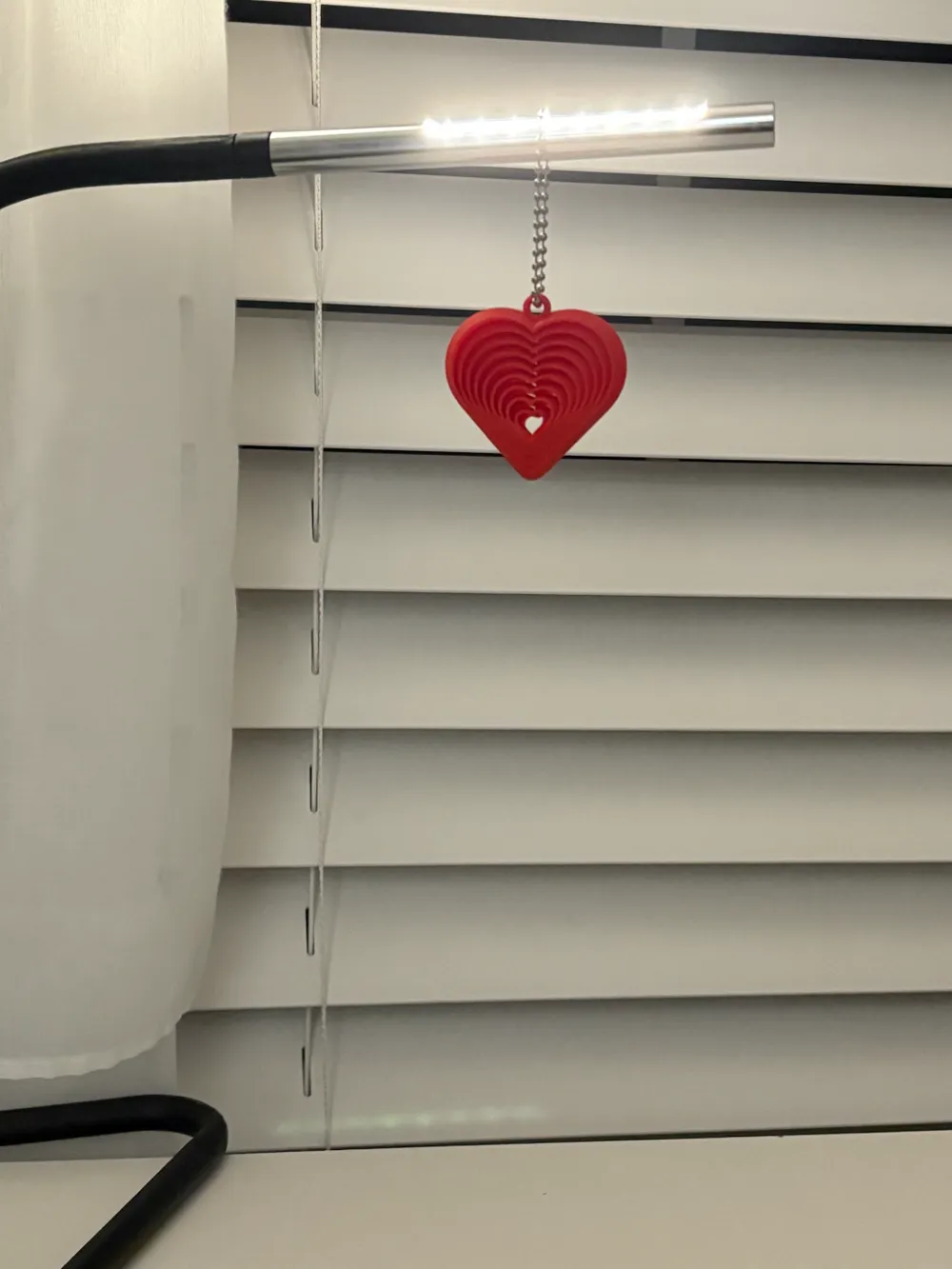 Fidget Heart Keychain - Free 3D Print Model - MakerWorld