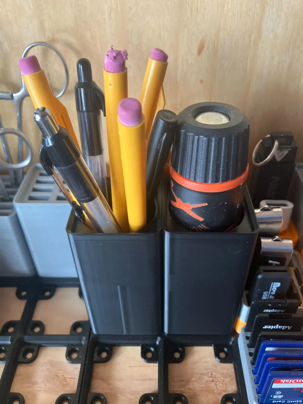 Gridfinity Bin for pencils, file handles, and other things by ...