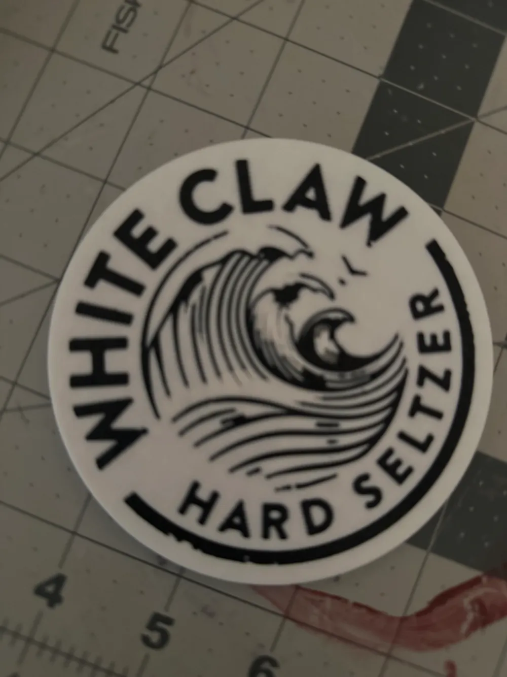 White Claw Coaster Remixed by goldiesvinyl - MakerWorld