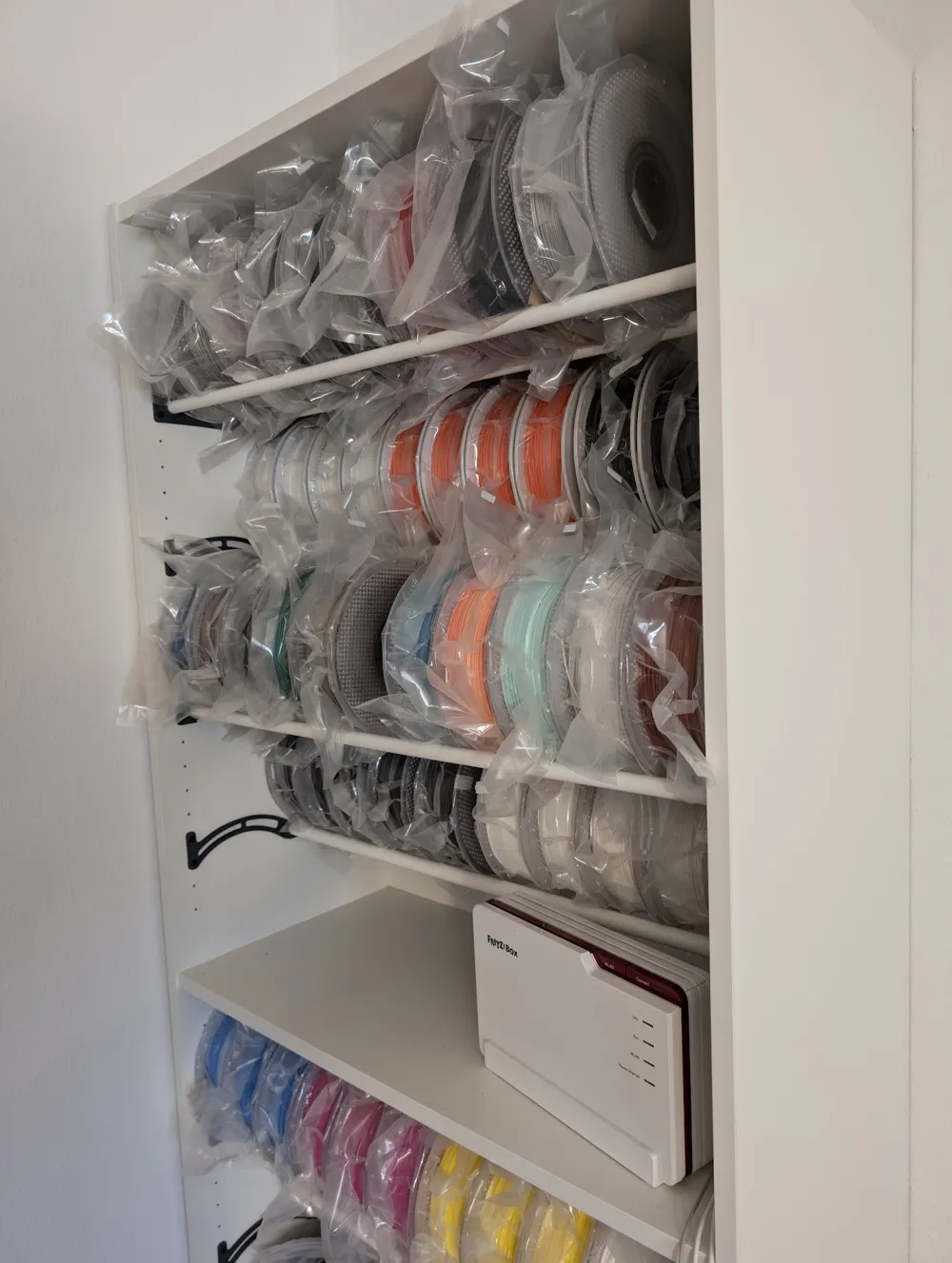IKEA BILLY Filament Storage Hack - 40cm Deep BILLY by LH3D MakerWorld: Download Free 3D Models