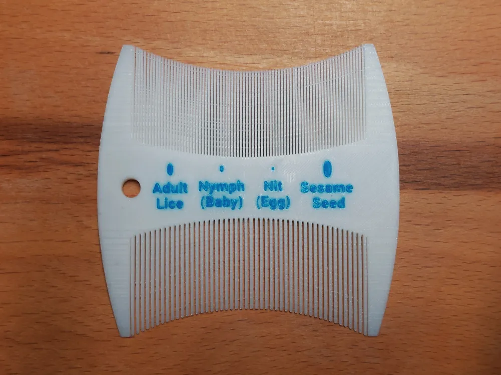 Lice or Flea Comb by Modelicious Creations - MakerWorld