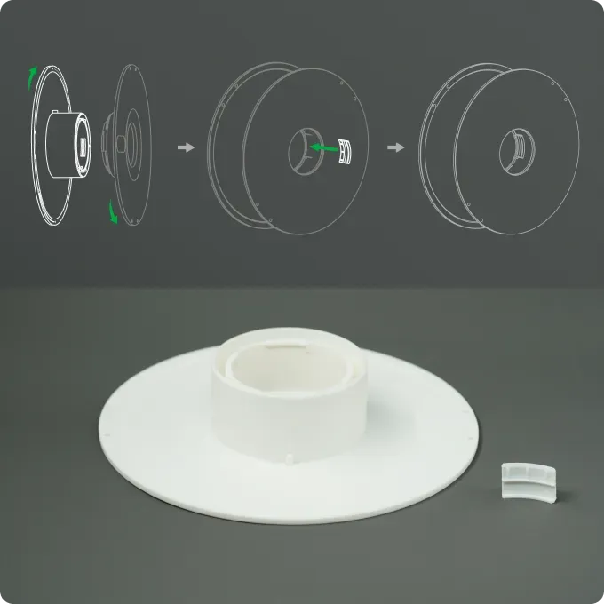 Optimized BambuLab Spool Remixed by nelo360 MakerWorld: Download Free ...