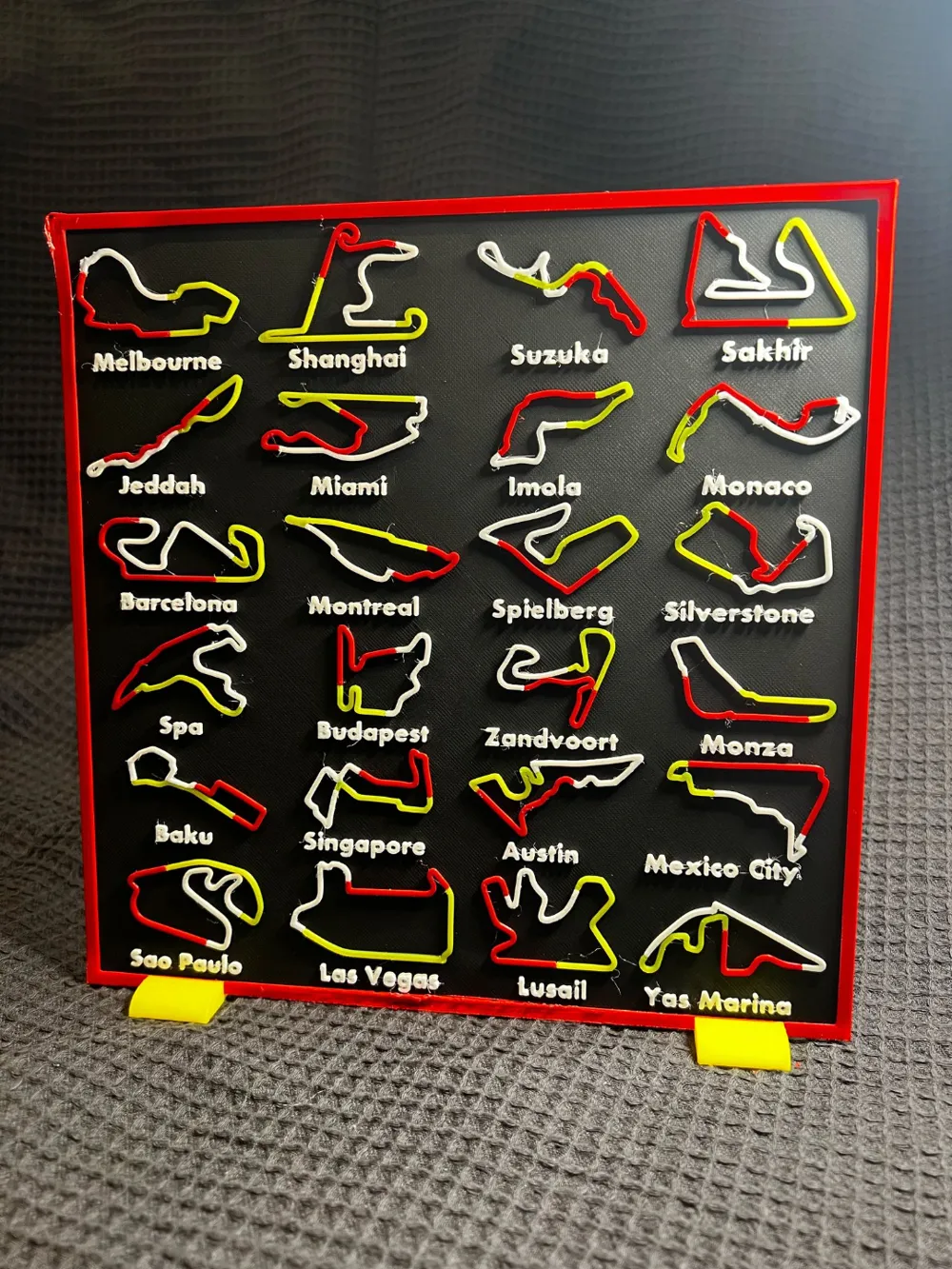 2025 F1 Calendar – Three-Sector Multicolor by Miquel204151 MakerWorld ...