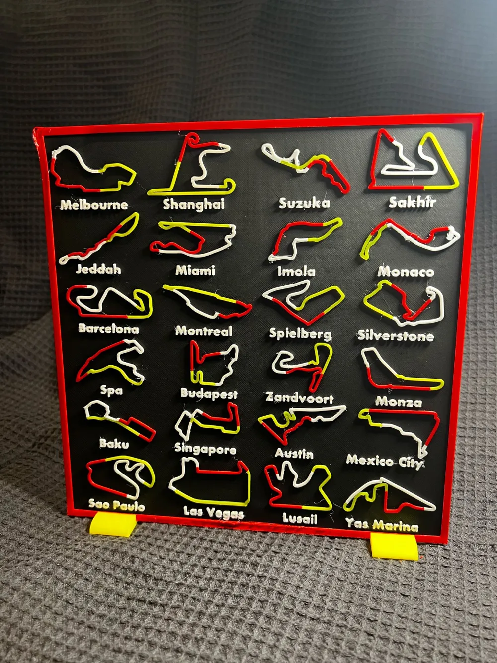 2025 F1 Calendar – Three-Sector Multicolor by Miquel204151 MakerWorld ...