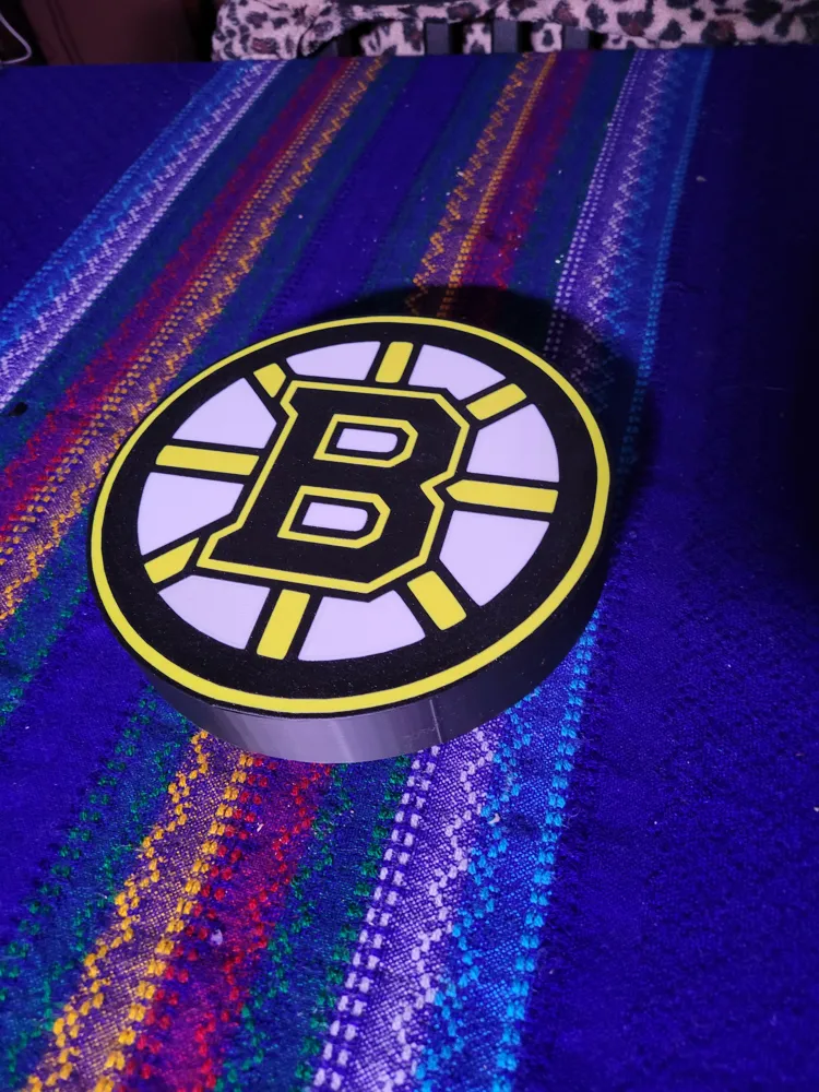 Bruins lightbox - Free 3D Print Model - MakerWorld