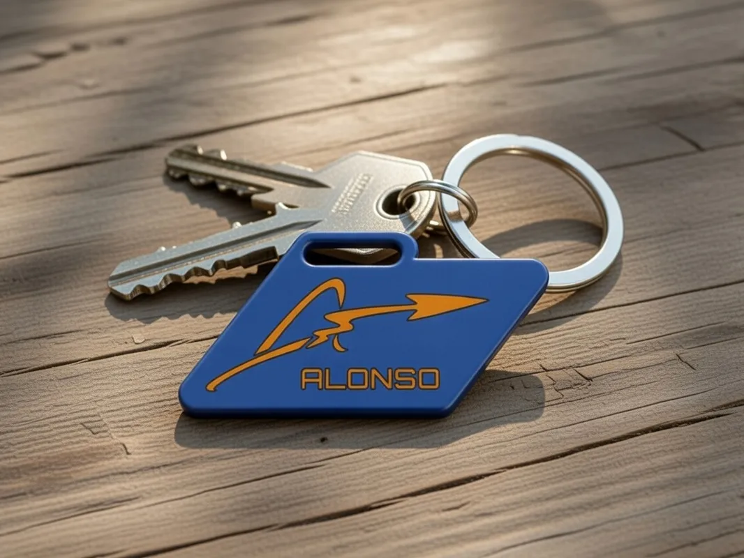 Fernando Alonso F1 Keychain - Free 3D Print Model - MakerWorld