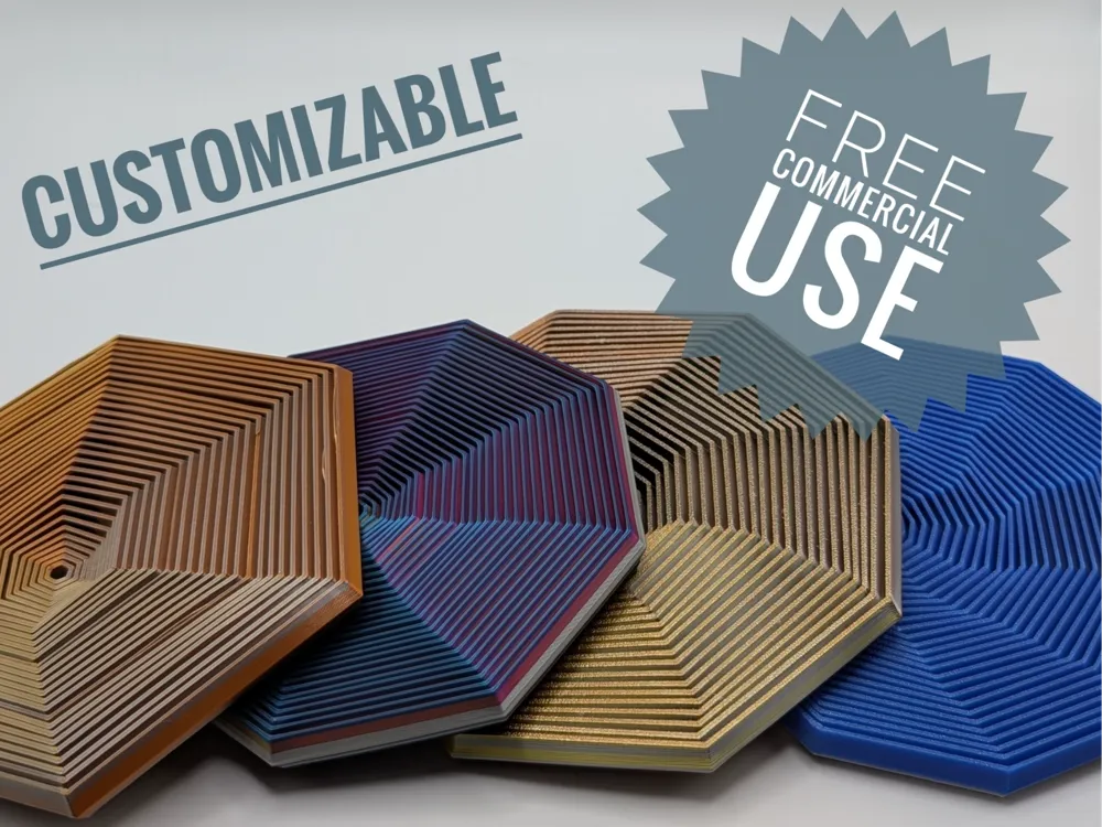 Ultimate Polygon Twist Fidget (Inc. Comm. License) - Free 3D Print ...