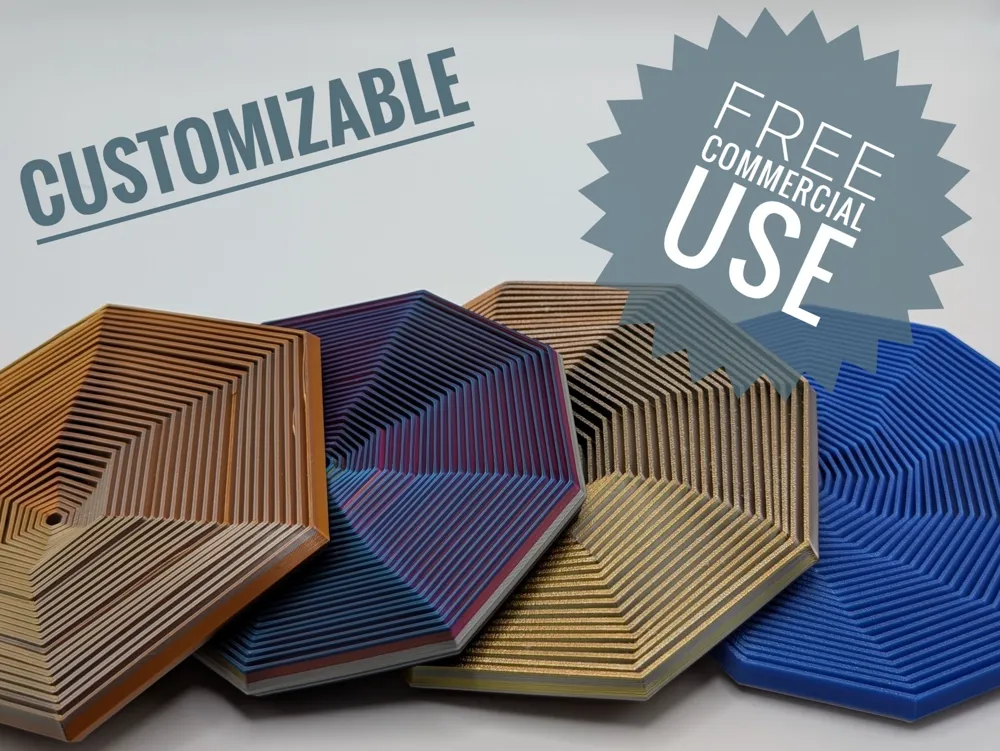 Ultimate Polygon Twist Fidget (Inc. Comm. License) by David MakerWorld ...