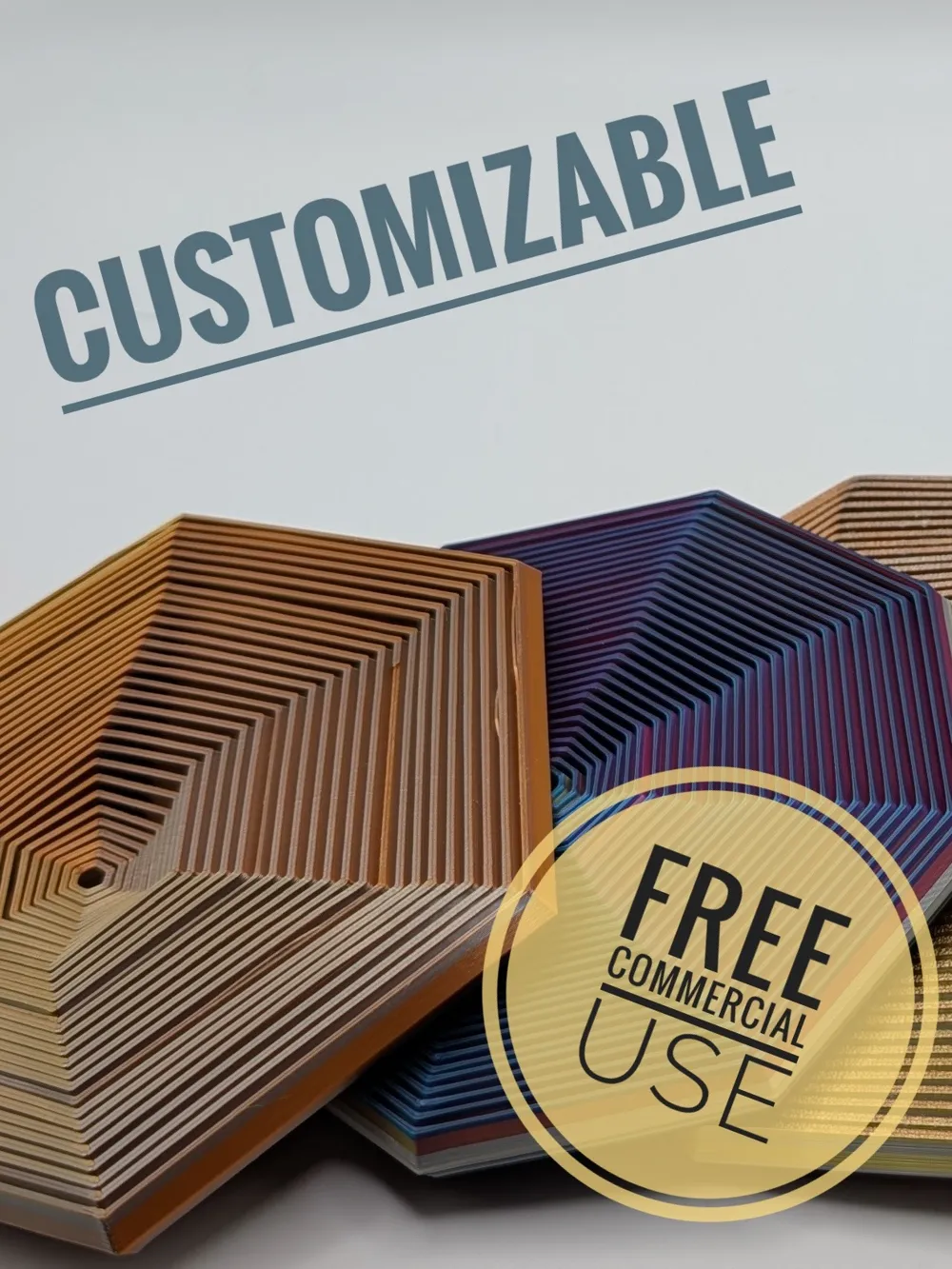 Ultimate Polygon Twist Fidget (Inc. Comm. License) by David MakerWorld ...