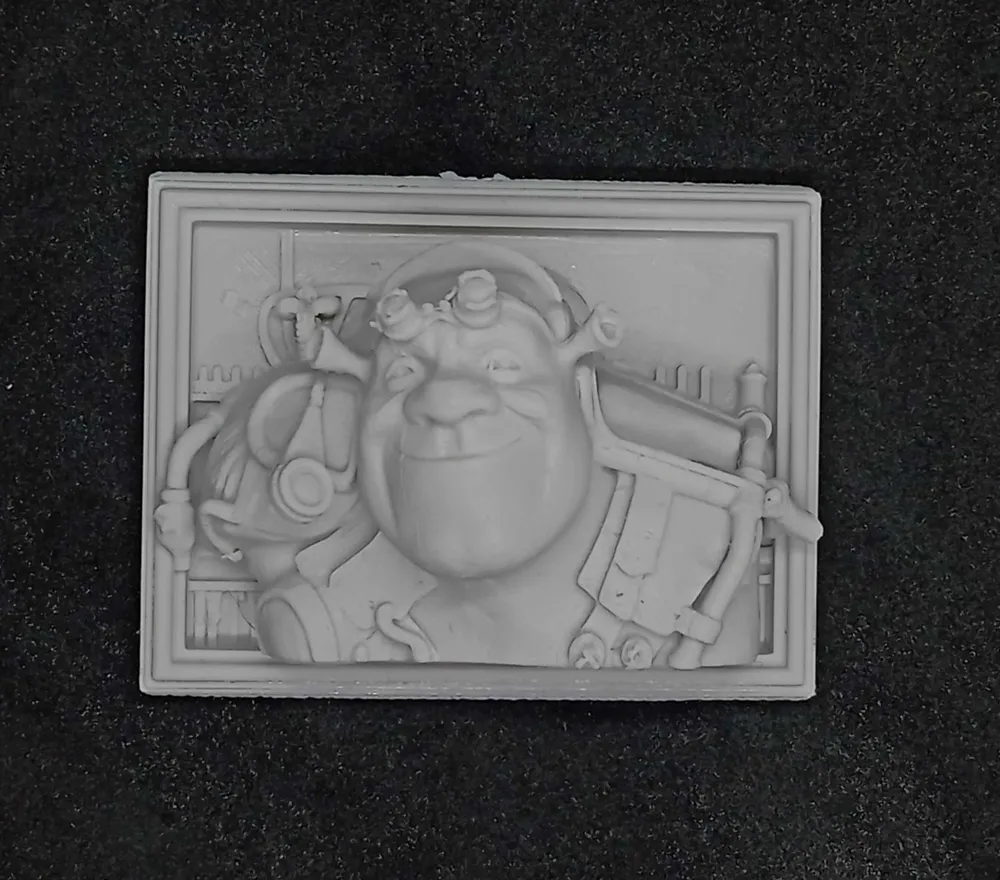 Brotherhood of Swamp Relief Fallout Shrek Inspired by DreamMesh ...