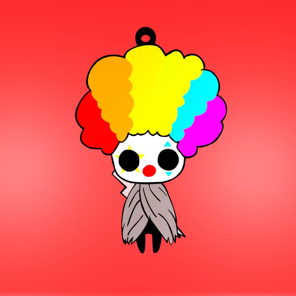 Hollow Knight Silksong clown keychains by Danidran - MakerWorld