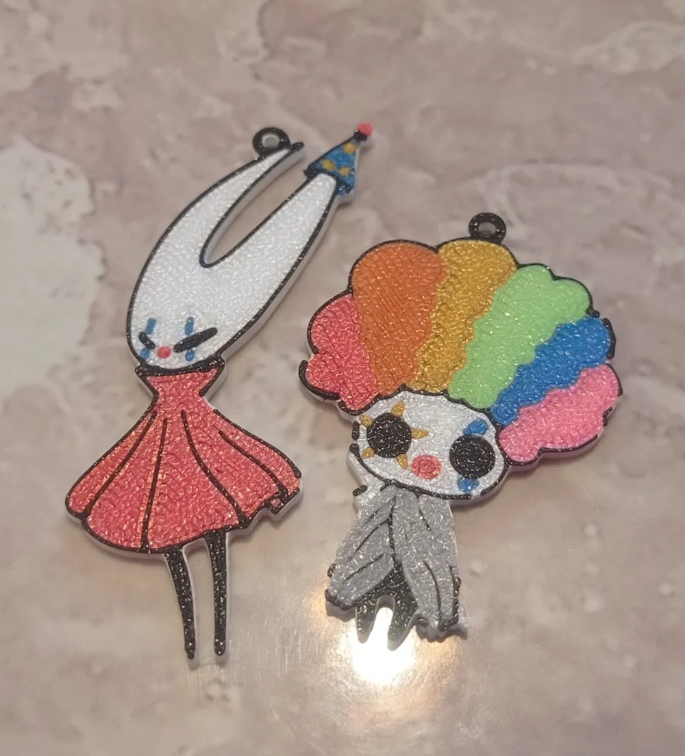 Hollow Knight Silksong clown keychains by Danidran - MakerWorld