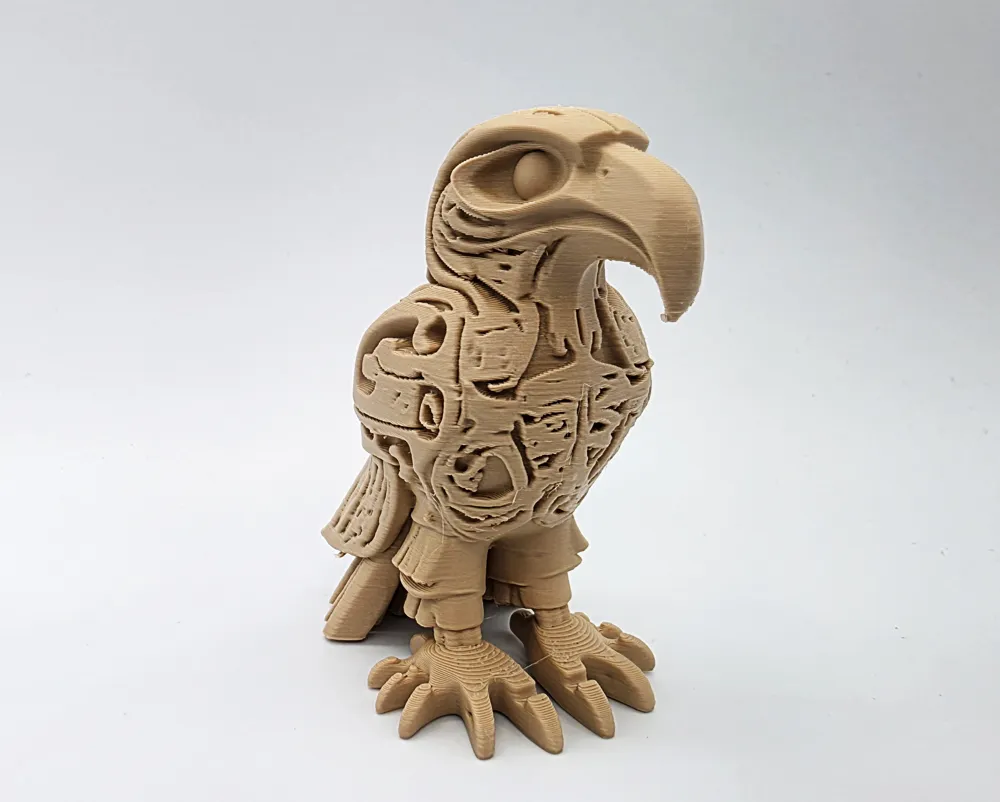 Carved Wooden Eagle Totem by Triple G Workshop MakerWorld: Download Free 3D Models