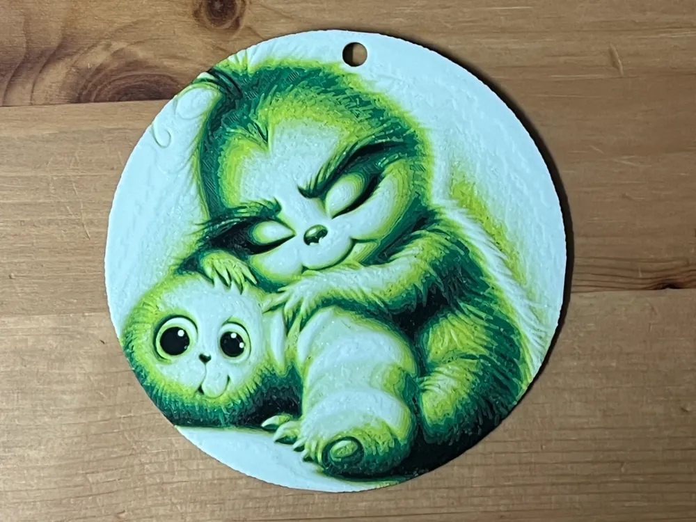baby grinch bauble - Free 3D Print Model - MakerWorld
