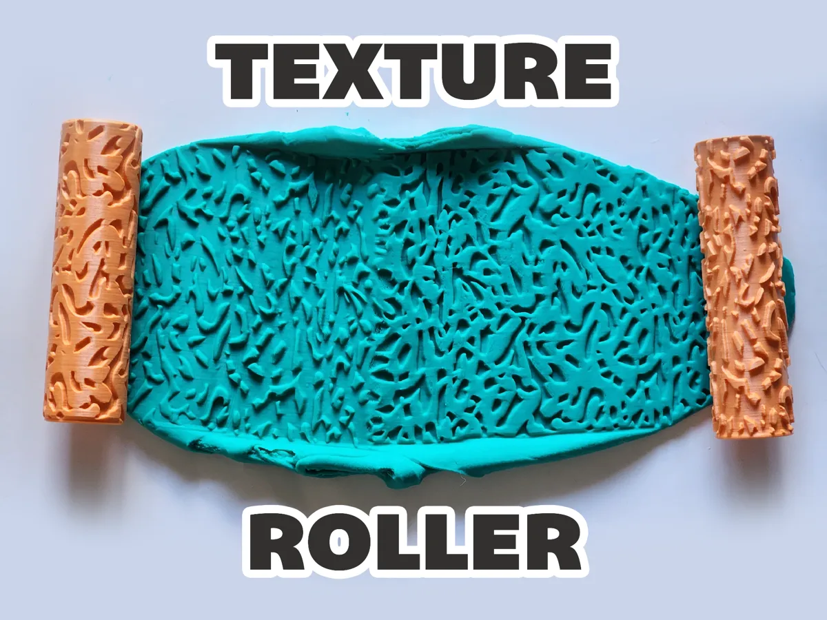 Texture Roller V64 - Free 3D Print Model - MakerWorld