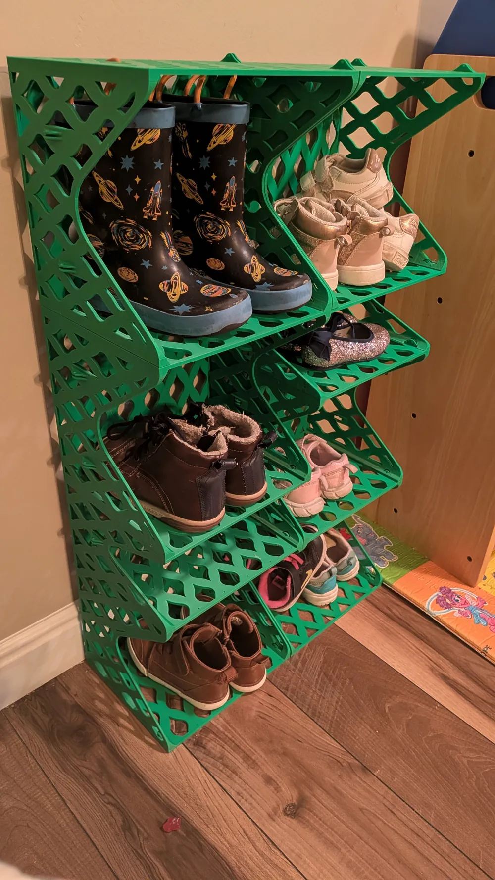 Shoe Rack Organizer For Kids Shoes No Supports - Modèle d'Impression 3D ...