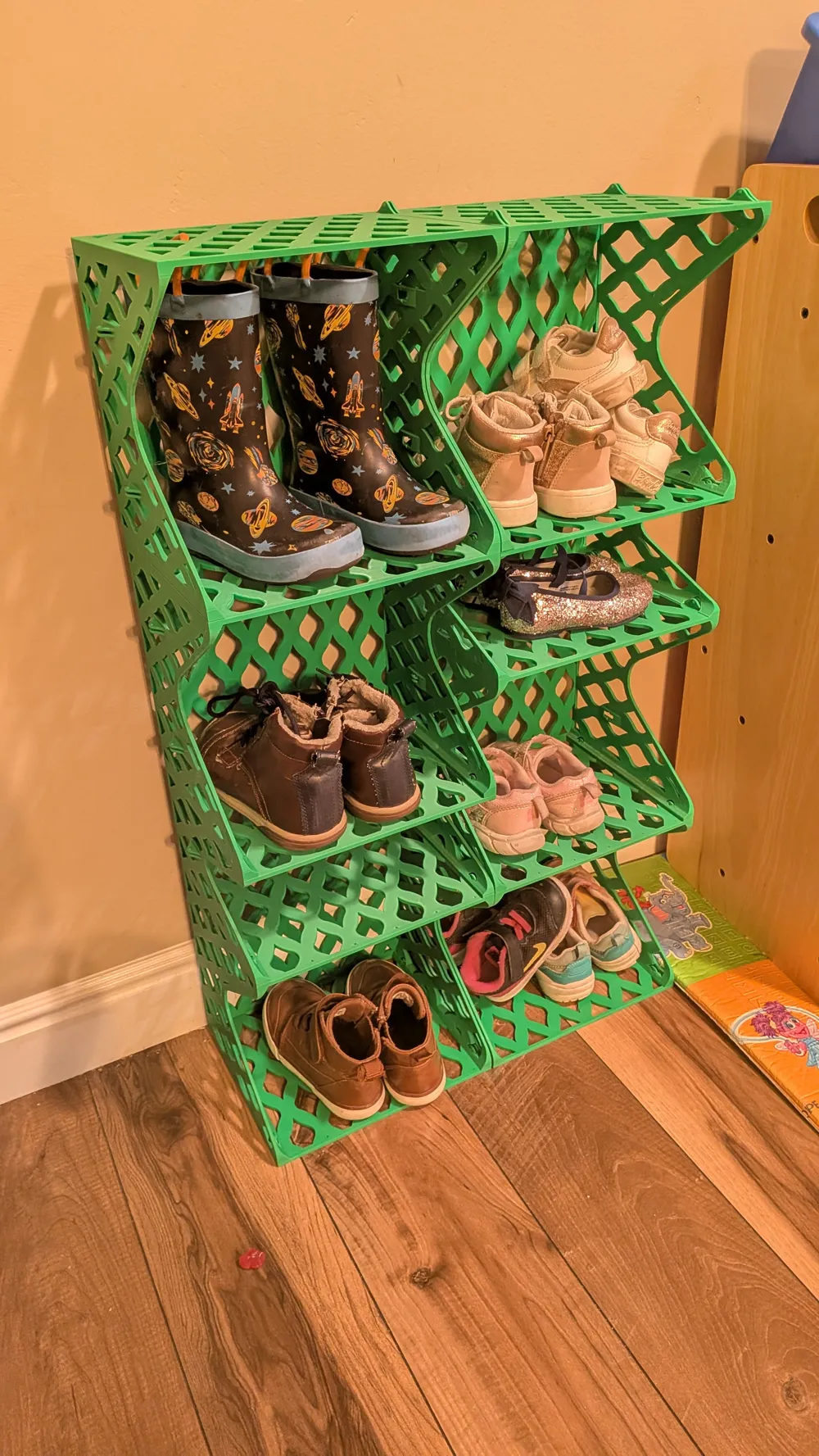 Shoe Rack Organizer For Kids Shoes No Supports - Modèle d'Impression 3D ...