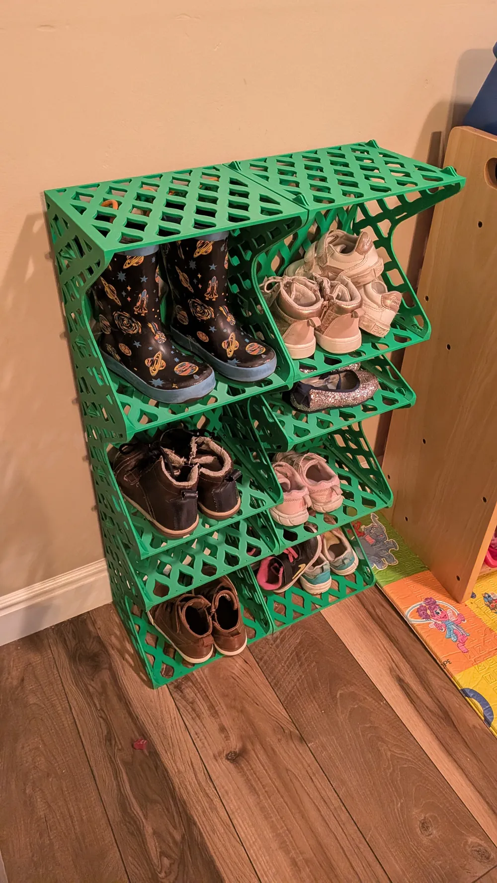 Shoe Rack Organizer For Kids Shoes No Supports - Modèle d'Impression 3D ...