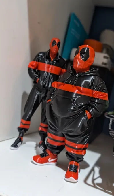 Deadpool fat version 90s track suit - Free 3D Print Model - MakerWorld